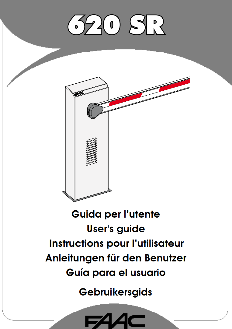 Manuale FAAC 620 PDF