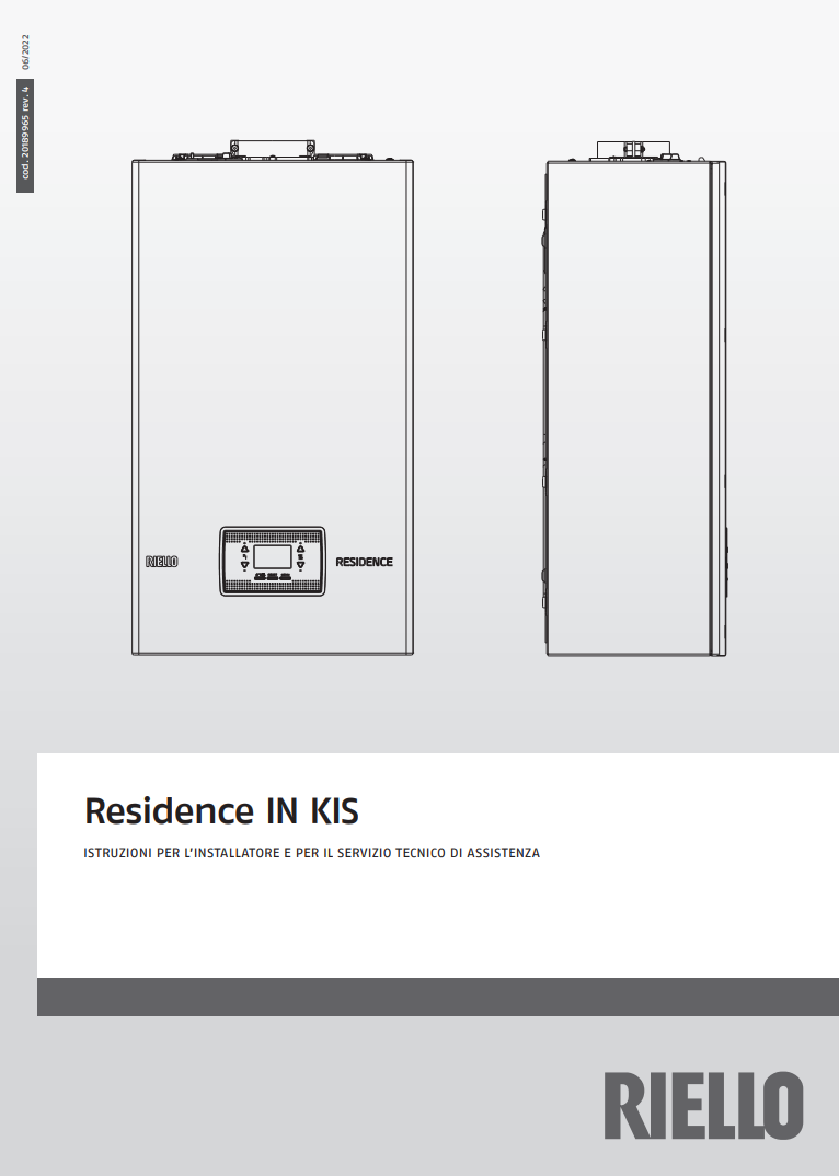 Manuale Caldaia Riello Residence IN 25 KIS e IN 30 KIS PDF - Manuali d ...